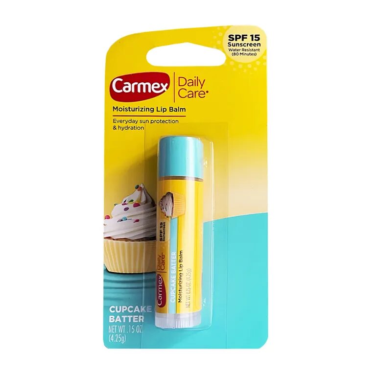 Carmex Бальзам для губ капкейк SPF 15 в стике 4,25 гр