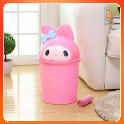 Корзина для мусора Sanrio melody, синий бант, 8 л для ежедневного использования