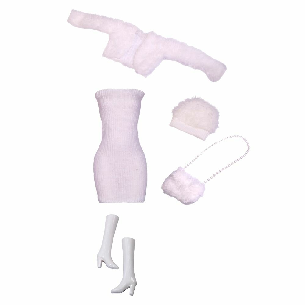 Одежда для кукол Барби костюмы Белый Обувь