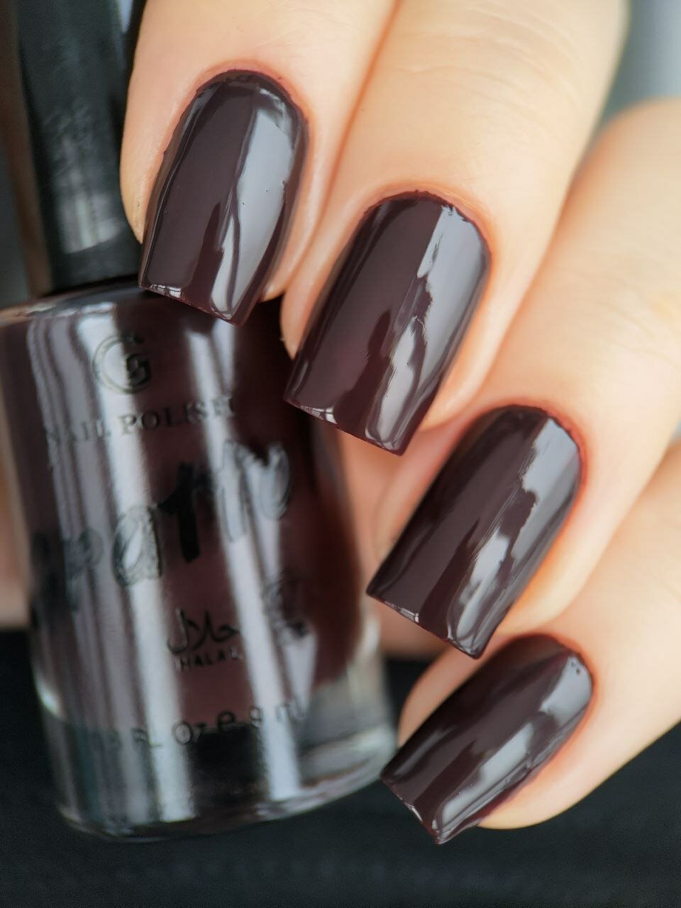 Лак для ногтей без лампы - Grattol Color Nail Polish Black Insomnia, 9 мл