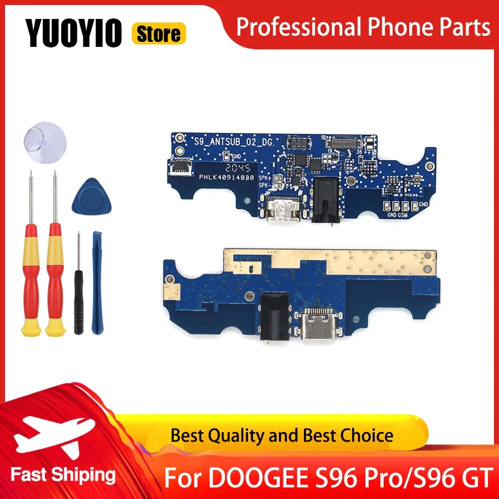 100% новая USB-плата для зарядки для смартфона Doogee S96 Pro S96 GT, USB-разъем, аксессуары, запасные части, S96 Pro