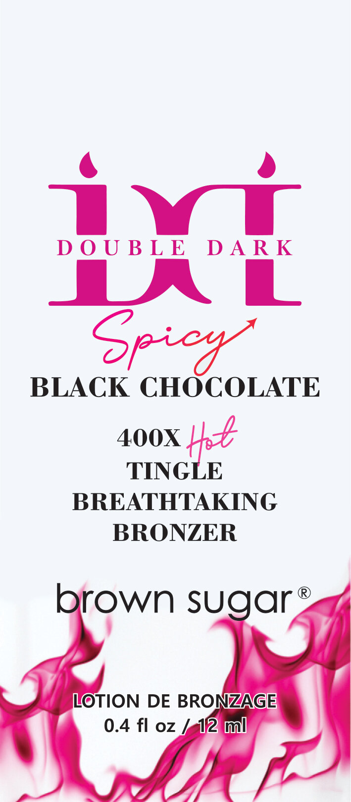 Brown Sugar, 400X Пикантныи тингл- крем интенсивного деиствия Double Dark Spicy Black Chocolate, 12 мл