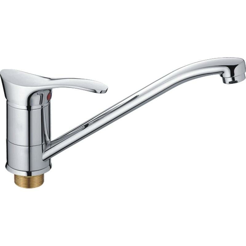 Смеситель для кухни Cron CN4901 Хром Поворотный, современный дизайн