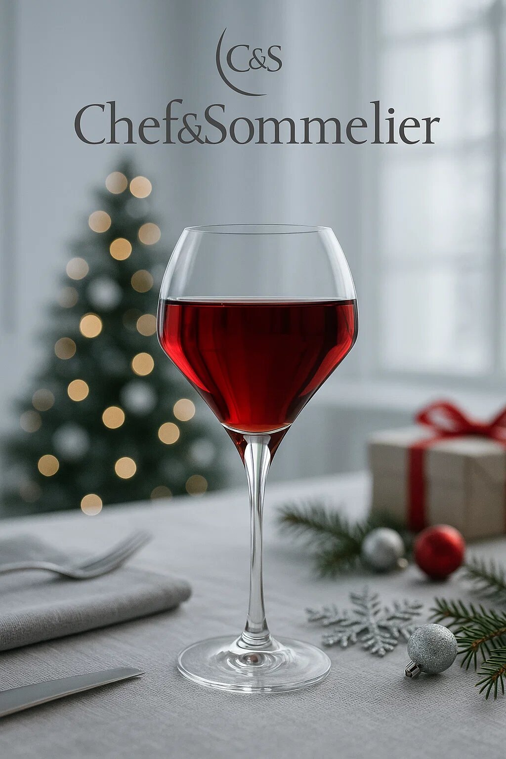 Бокалы для вина, подарочный набор Chef & Sommelier "Open up" 2 шт, 370 мл. Хрустальное стекло. Франция.