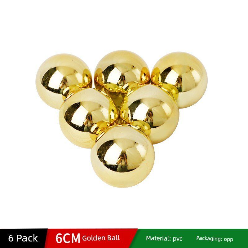 Рождественские украшения, елочные шары, шары с золотым гальваническим покрытием, подвесные шары, украшения для витрин,