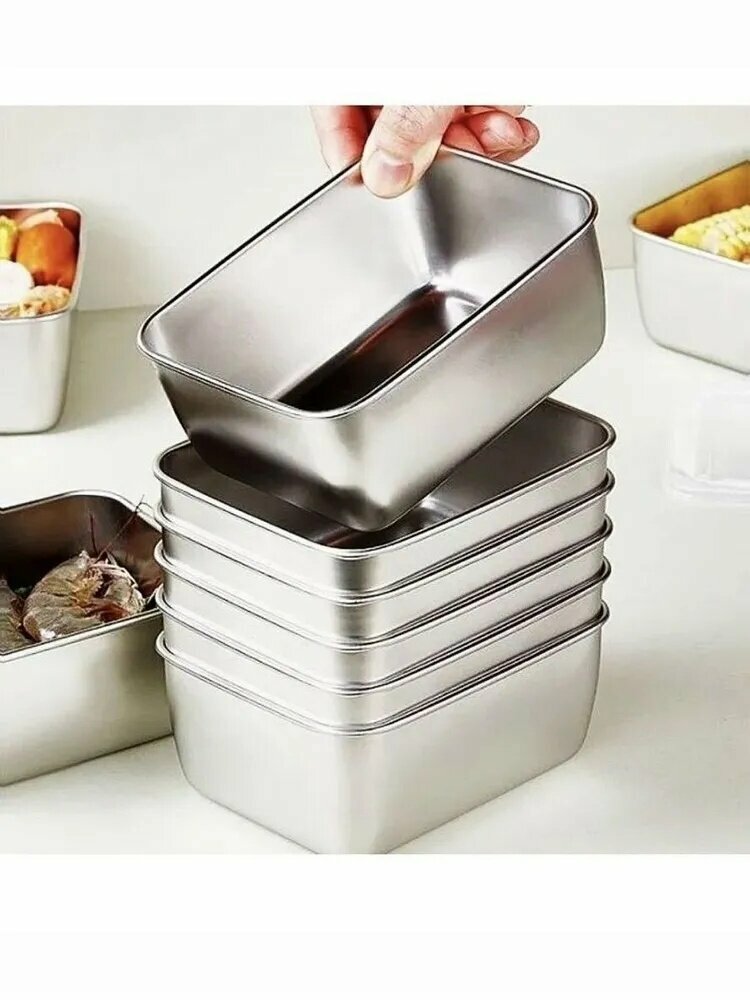 Контейнер пищевой, 600 мл, 4 шт