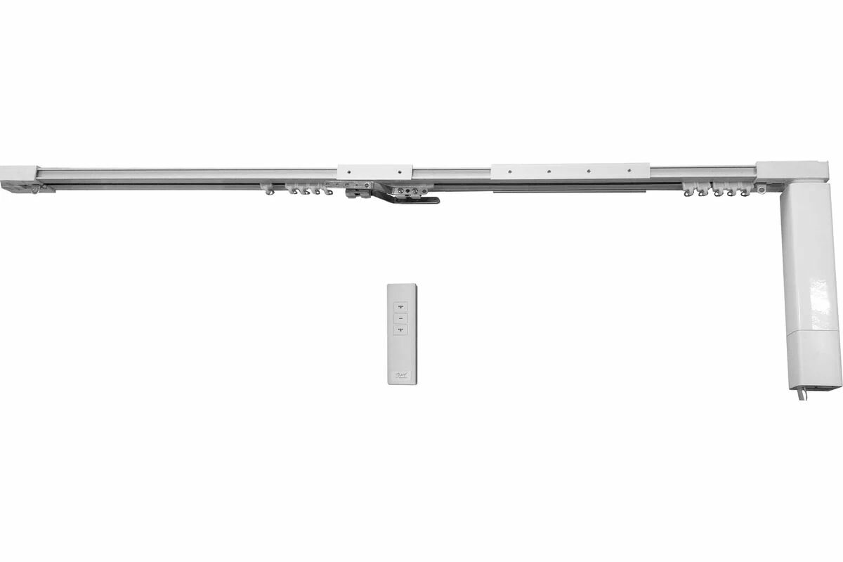 Электрокарниз Эскар "BCM700D-TY", белый, длина 8 м, потолочный и настенный, управление со смартфона