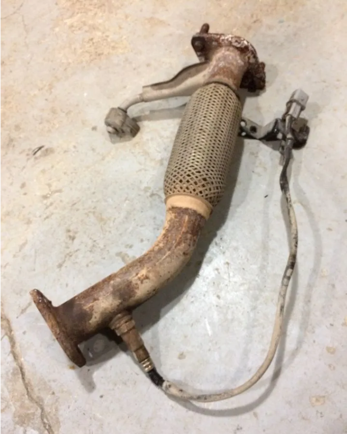 Kia Rio Рио глушитель с лямбда кислородный датчик, б/у