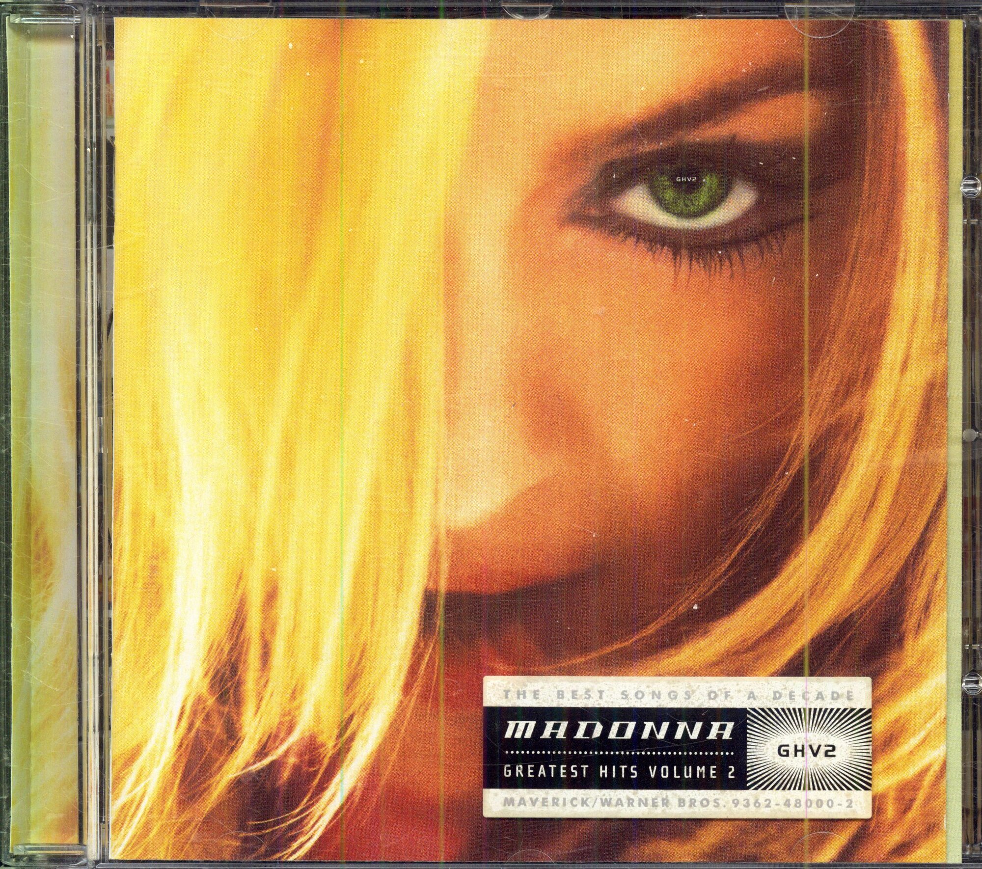 Madonna. GHV2. Greatest Hits Volume 2 (Europe, Maverick, 9362-48000-2, 2001) CD диск