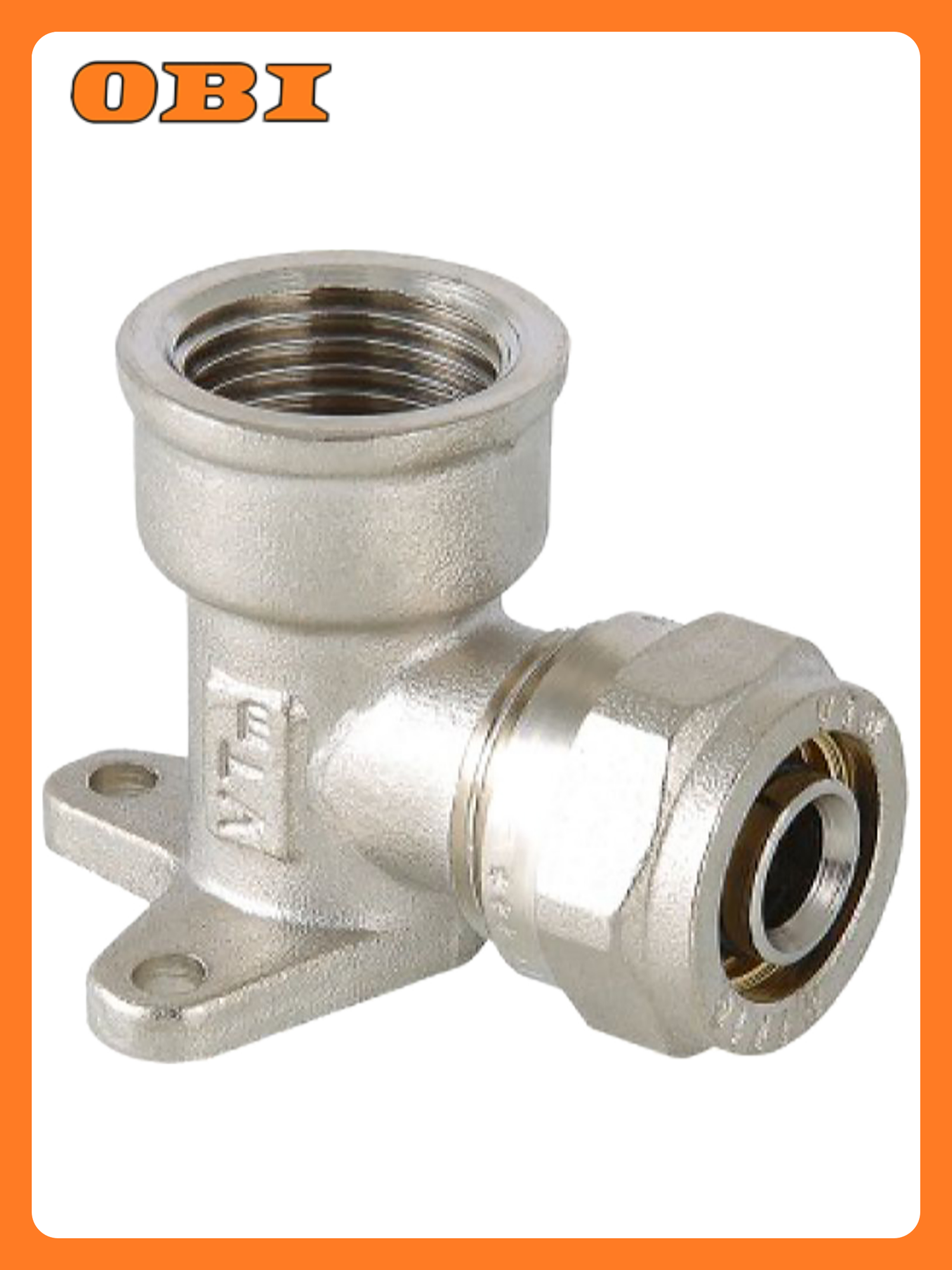 Угольник-водорозетка VALTEC VTm.354. N, латунь, металлопластик, 1/2", 16мм