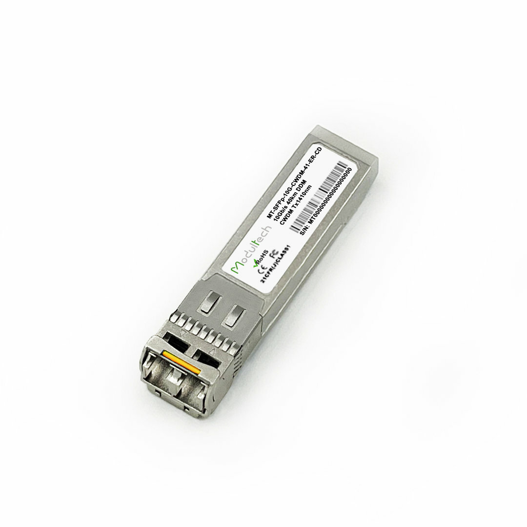 Модуль SFP+ CWDM 10 Гбит/с, 40 км, 1410 нм, SMF, LC