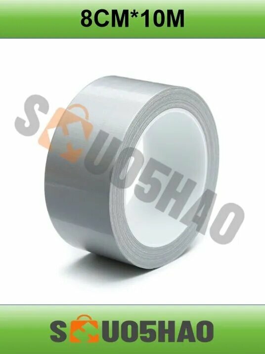 Скотч для ремонта тента тарпаулин зелёный/1 рулет/размер 8 см х 10 м /клейкая лента на тентовую ткань пвх, брезент оксфорд, палатку шатер, бассейн