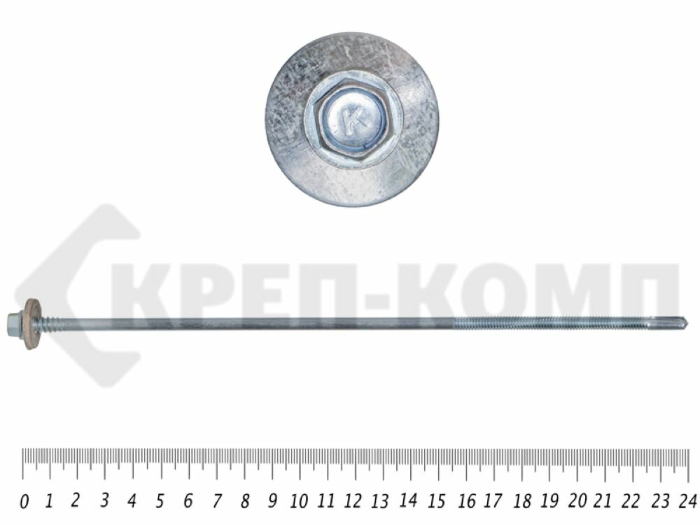 Креп-комп Саморез для с/панелей 6,3/5,5х240 Средняя фасовка (50шт) сспк240ф