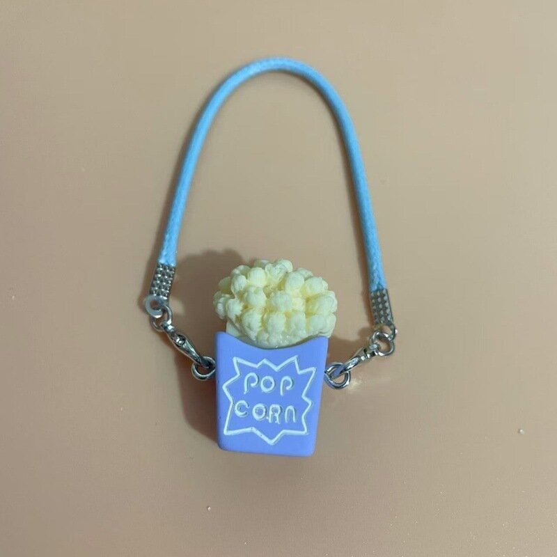 Новый кукольный домик dollhouse мини-модель маленькая конфета попкорн дерево аксессуары сумка куклы подвеска синий