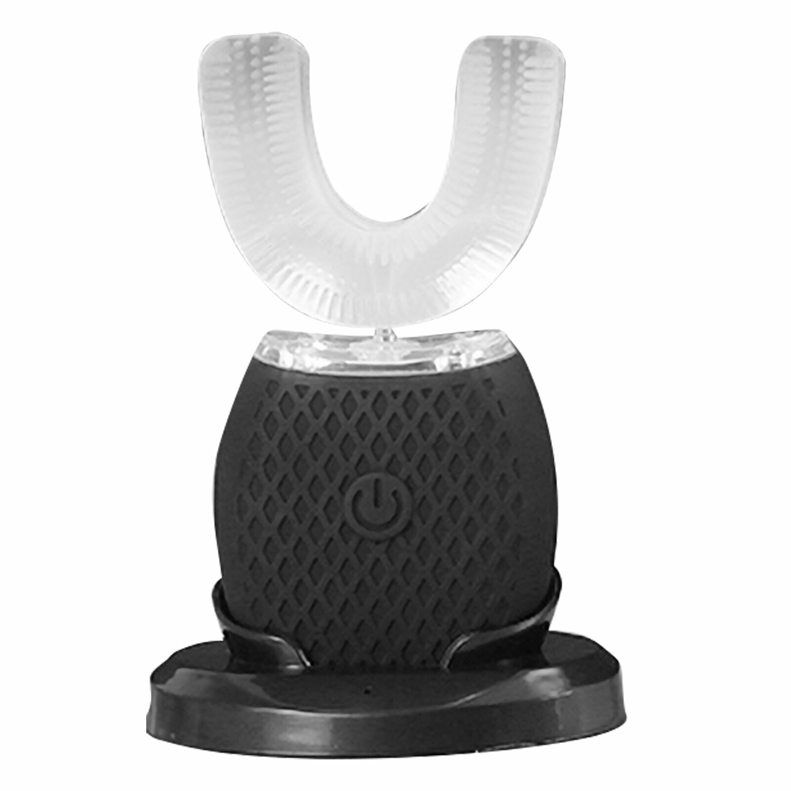 Электрическая зубная щетка U-образная для взрослых 360 градусов беспроводная заряжаемая автоматическая с автоматическим таймером 30 с водонепроницаемостью IPX7 черный розовый синий белый 6*3*10.5 см 120 г 200 мАч 5 В 3.2-3.7 В 5000-15000 раз/мин 90 мин