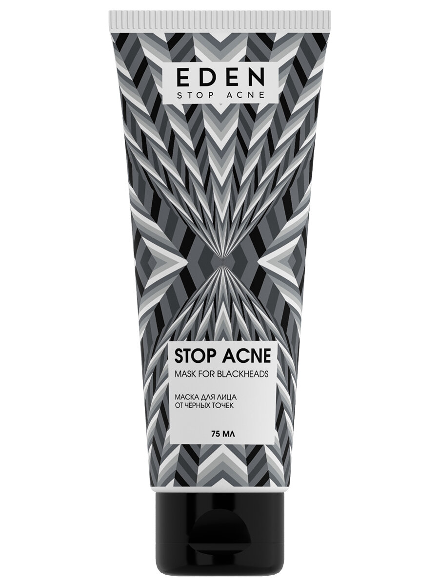 Маска для лица от черных точек EDEN Stop Acne очищающая 75мл