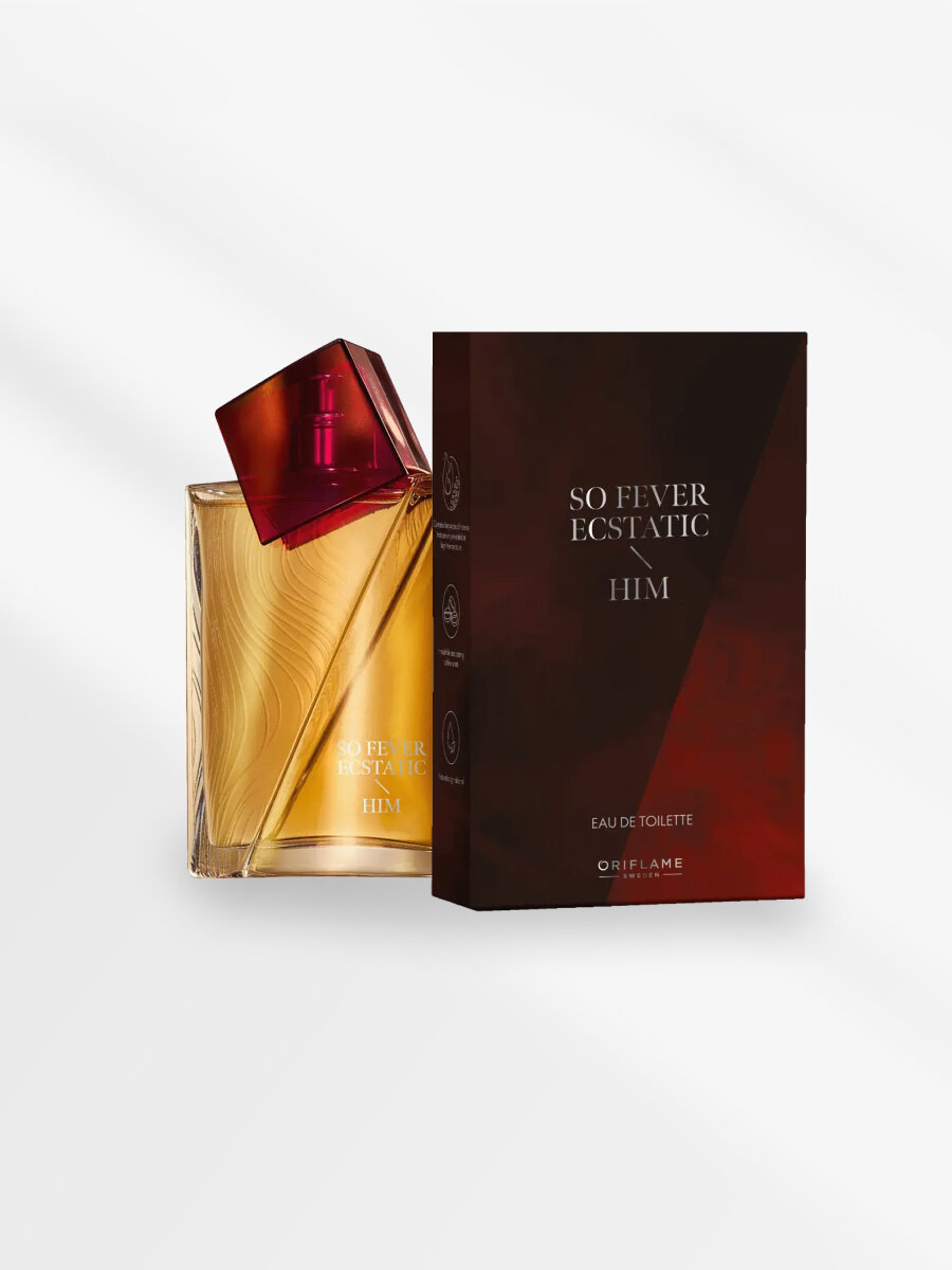 Oriflame So Fever Ecstatic Him мужская туалетная вода 75мл