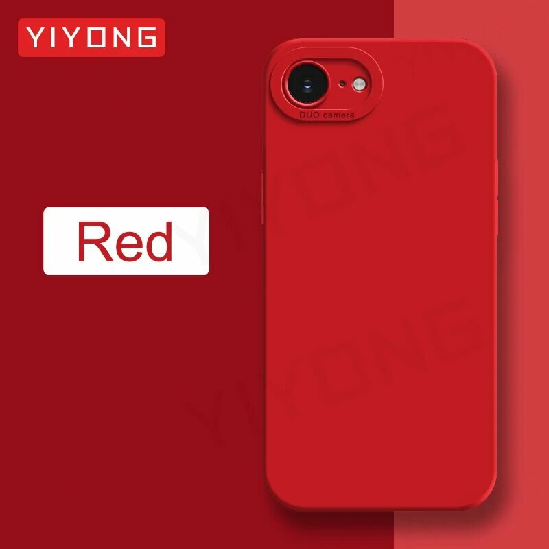 Чехол YIYONG Luxury Silky Feel Liquid Silicone Soft Cover для iPhone 16e 16 Pro Max iPhone 16 Plus 16+ Чехлы для телефонов