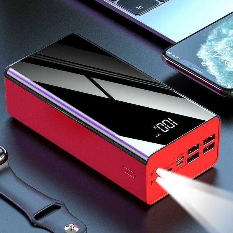 Оригинальный внешний аккумулятор с поддержкой сверхбыстрой зарядки мощностью 200 Вт и большой емкостью, подходит для Huawei, Honor, Apple, Xiaomi, 30000 мАч.