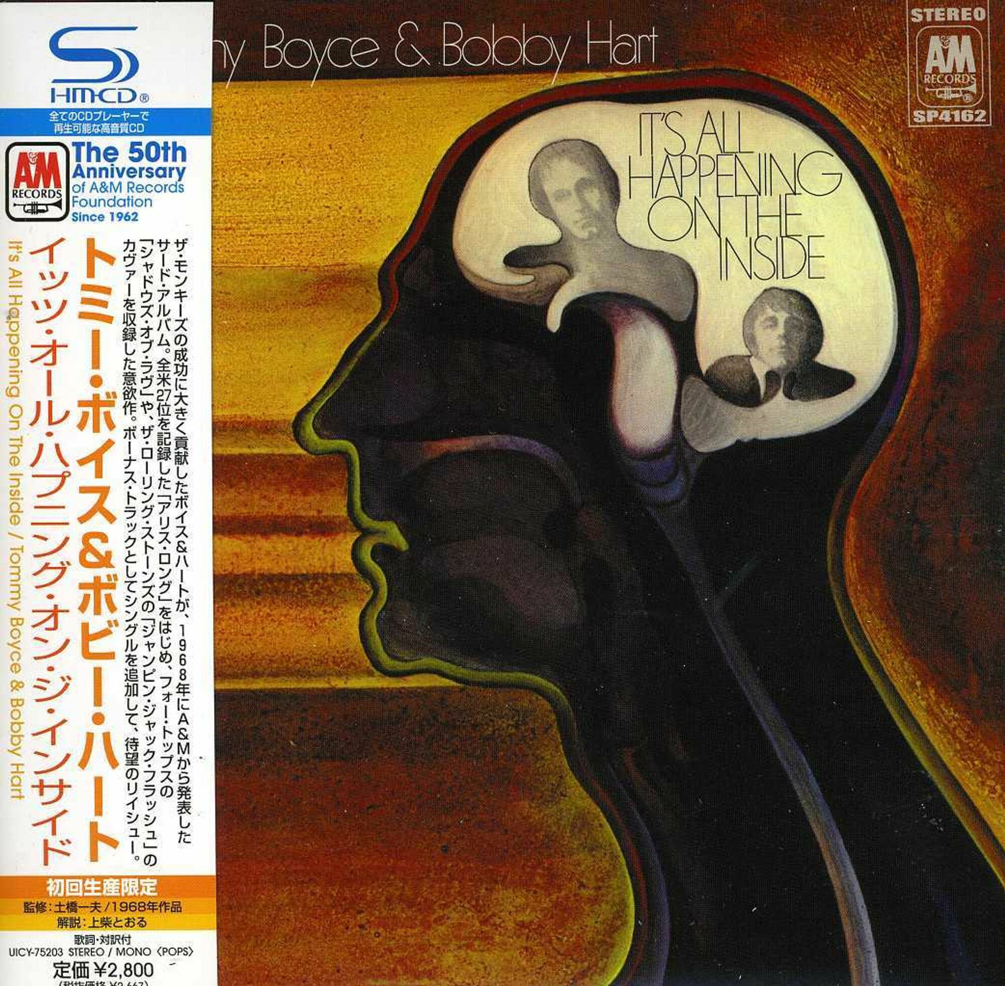 Компакт-диск Tommy Boyce & Bobby Hart - IT'S ALL HAPPENING ON THE INSIDE (SHM) (ltd. paper-sleeve) (reissue) (1 CD)