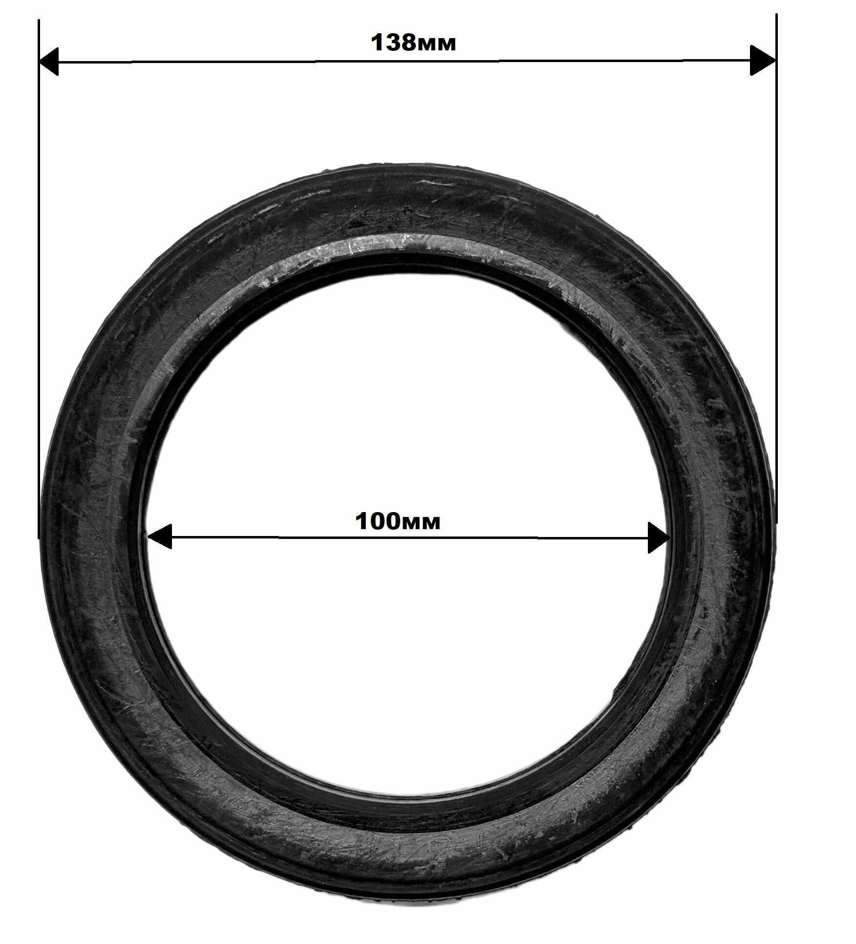 Фрикционное кольцо 102x141x14 мм для снегоуборщика рысь (Резиновое)