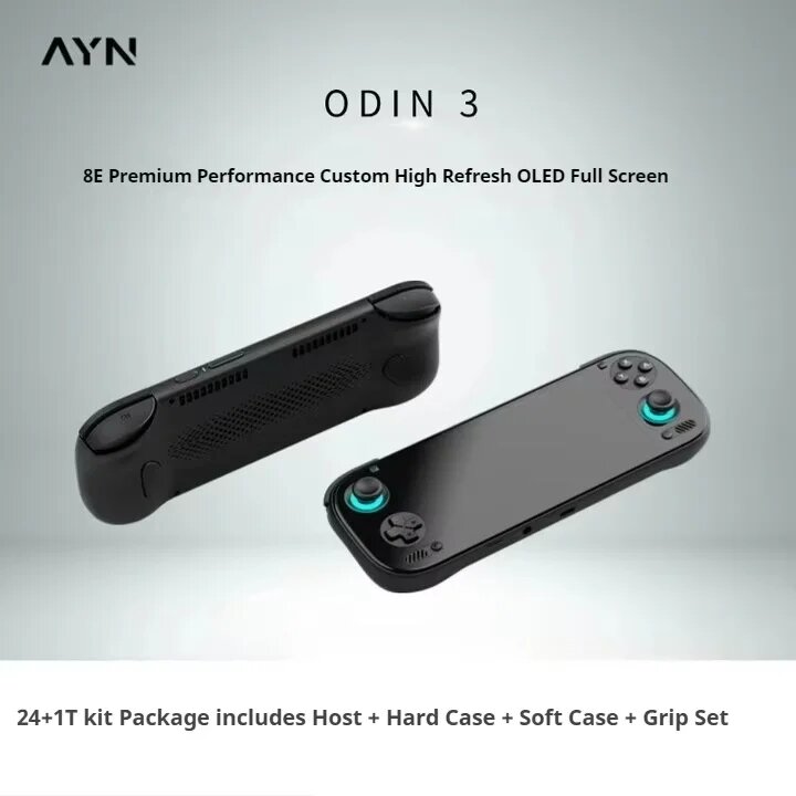 Портативный игровой плеер AYN Odin3 Qualcomm 8 Elite 6 дюймов AMOLED 120 Гц 8000 мАч