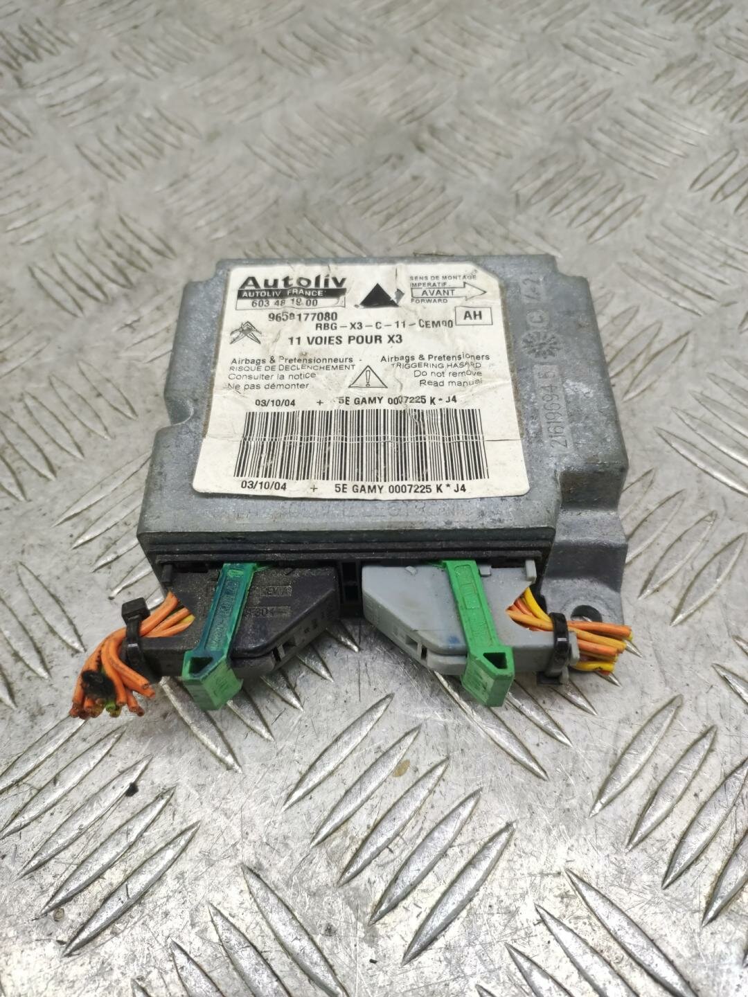 Блок управления подушками безопасности Citroen C5 рест. 2007 603481900