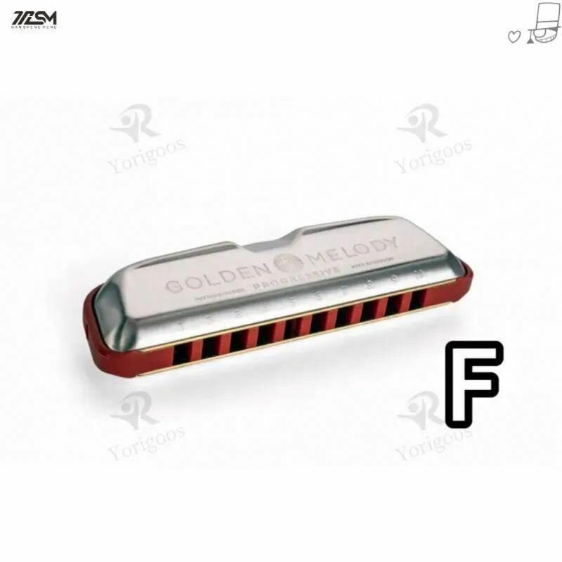 HOHNER GM Golden Melody 10-дырочная блюзовая гармоника Германия-F
