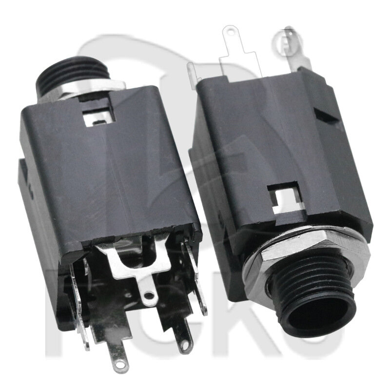 6.35 Аудио разъем разъем для наушников Монофокальный/двойной микрофон усилитель микрофона динамик разъем 6.35-630A