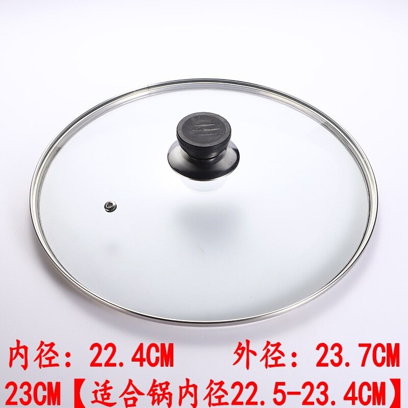 Крышка кастрюли для дома, прозрачная, из закаленного стекла, термостойкая, крышка для пароварки, крышка для кастрюли из нержавеющей стали, круглая крышка для супа, дропшиппинг