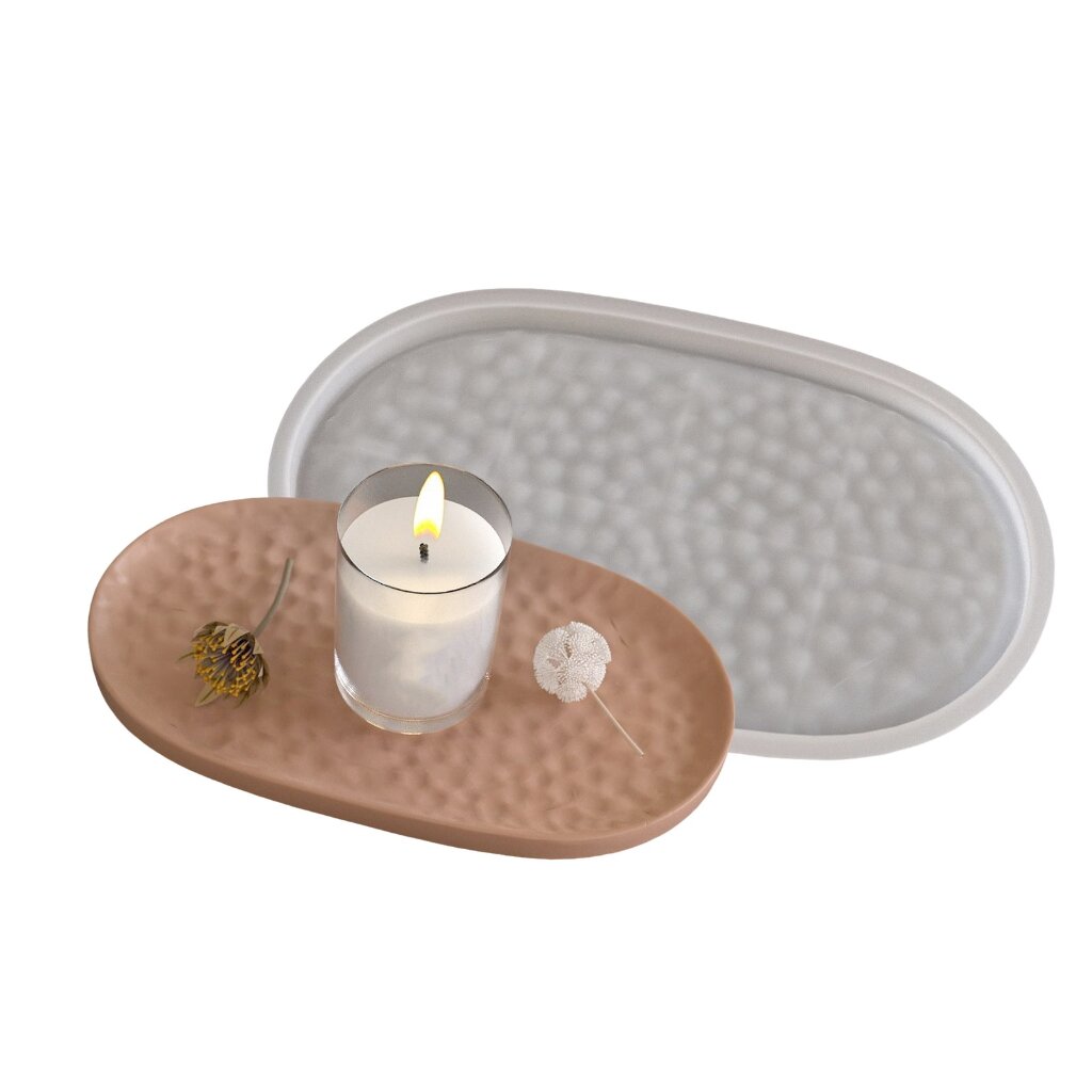 Многофункциональная Силиконовая Форма Для Лотков Овальной Формы, Формы Для Домашнего Декора, Форма Для Лотков