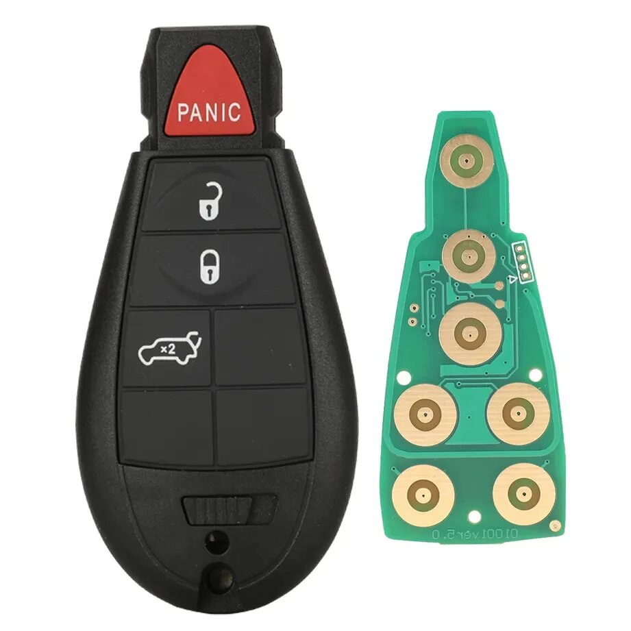Дистанционный Автомобильный ключ YIQIXIN для Chrysler Town Country Jeep Grand Cherokee Dodge Magnum Caravan Journey 2008-2014 433 МГц чип ID46 Model 2