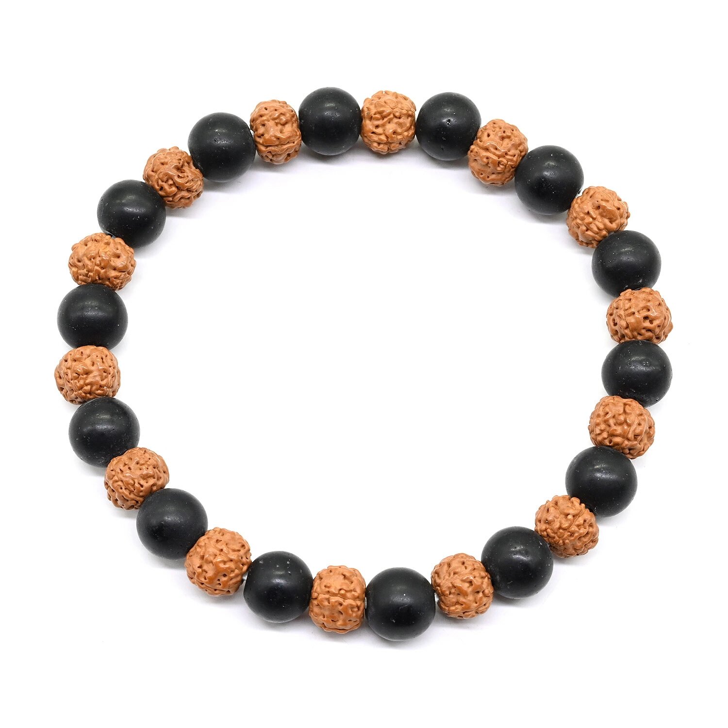 Браслет, рудракша