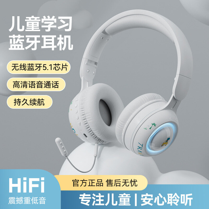 2026 Новейшая кросс-бордерная новая наушников с Bluetooth, беспроводная Bluetooth гарнитура, игровая светящаяся детская гарнитура оптом