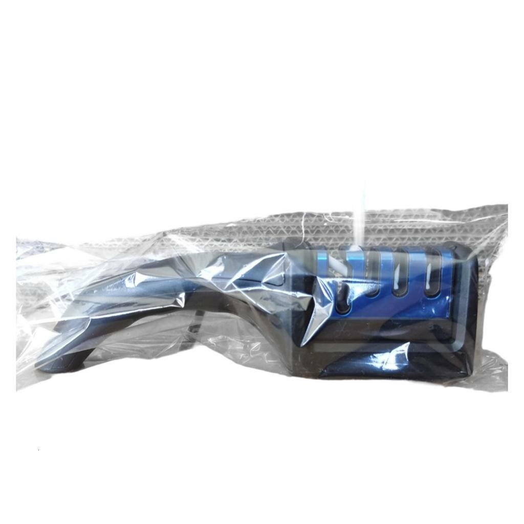 Точилка для ножей эргономичная с противоскользящим основанием, 3 ступени, керамическая, Маленькая труба четыре i