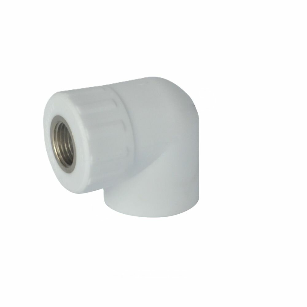 Угольник PP-R комбинированный белый Дн 32х3/4" ВР RTP (РосТурПласт) 10796