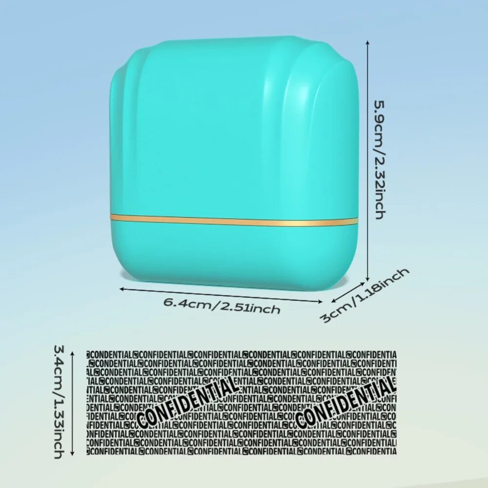 Черный Privacy Roller Seal 6.4x3x5.9см — фото 1