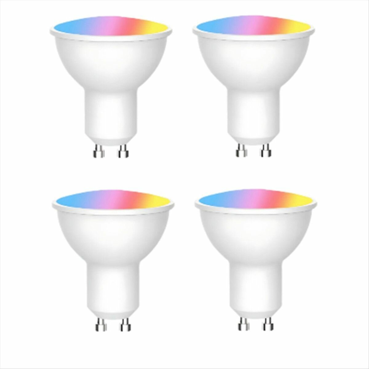 Светодиодная Лампочка Tuya Bluetooth GU10 С Регулировкой Яркости 6 Вт 220 В Smart 4 Шт