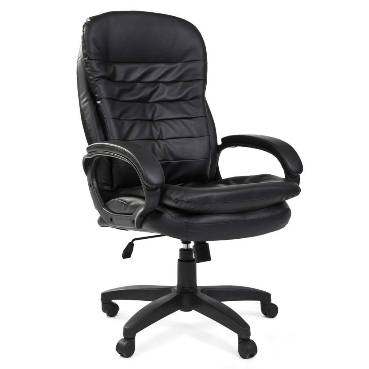 Кресло офисное Chairman 795 LT PU, 7014616, черный, экокожа, на колесиках