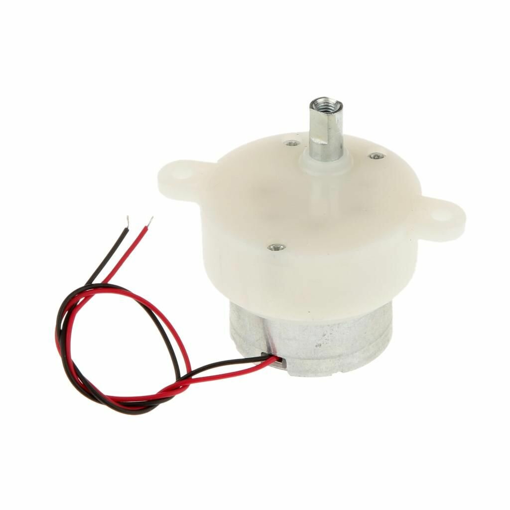 Миниатюрный моторчик постоянного тока 3В, 6 об/мин, низкий уровень шума, высокая мощность, идеален для DIY игрушек и вентиляторов.