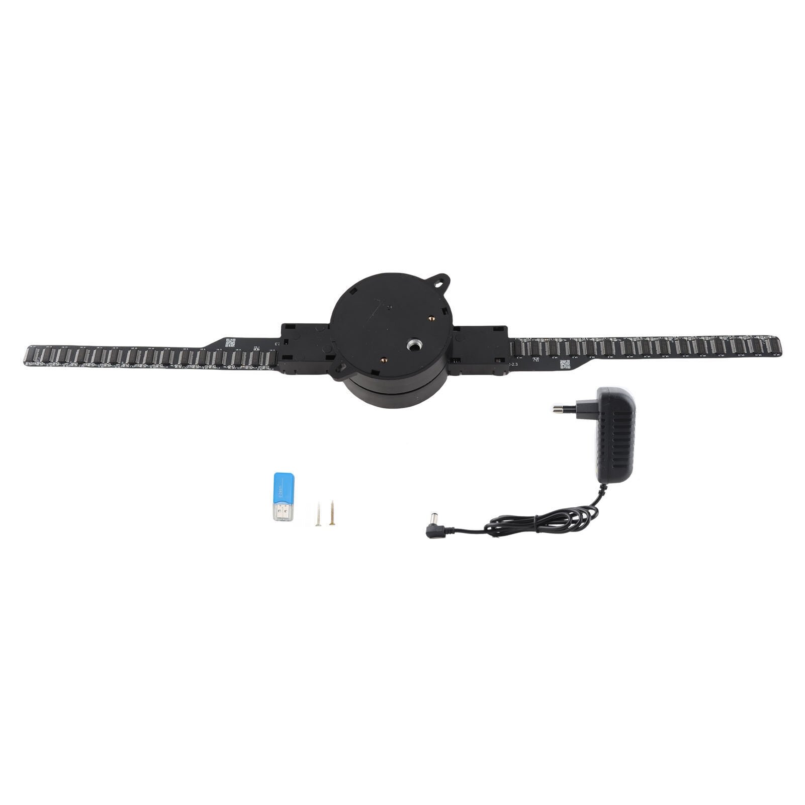 3D голографический вентилятор, проектор 16,5 дюймов, 2000x224, Wi-Fi, с 224 светодиодами для рекламы в магазинах и магазинах, вилка 100-240 В (европейский стандарт).