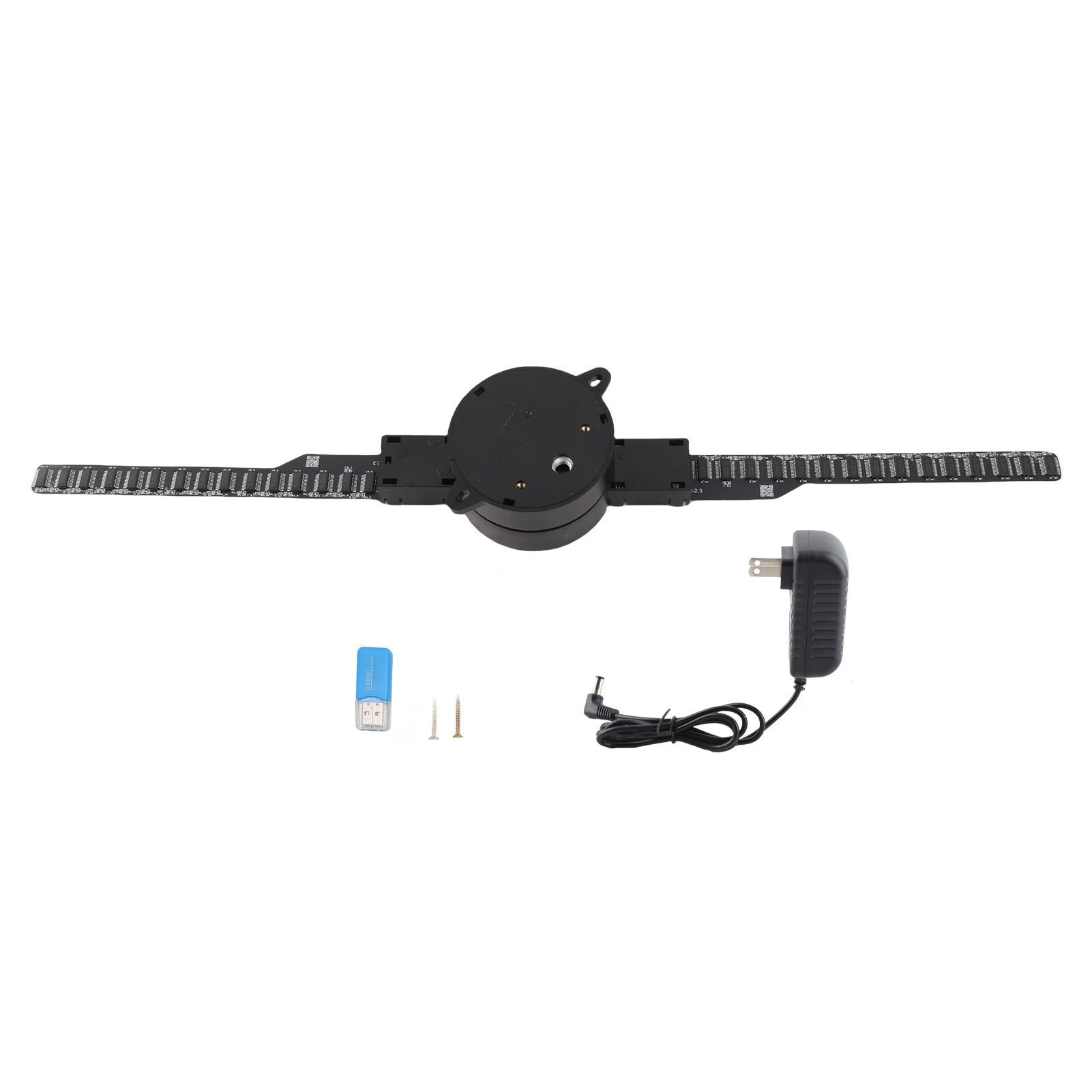 3Dголографическийвентилятор, проектор16,5дюймов,2000x224, Wi-Fi, с224светодиодамидлярекламывмагазинахимагазинах, вилка100-240В(США).