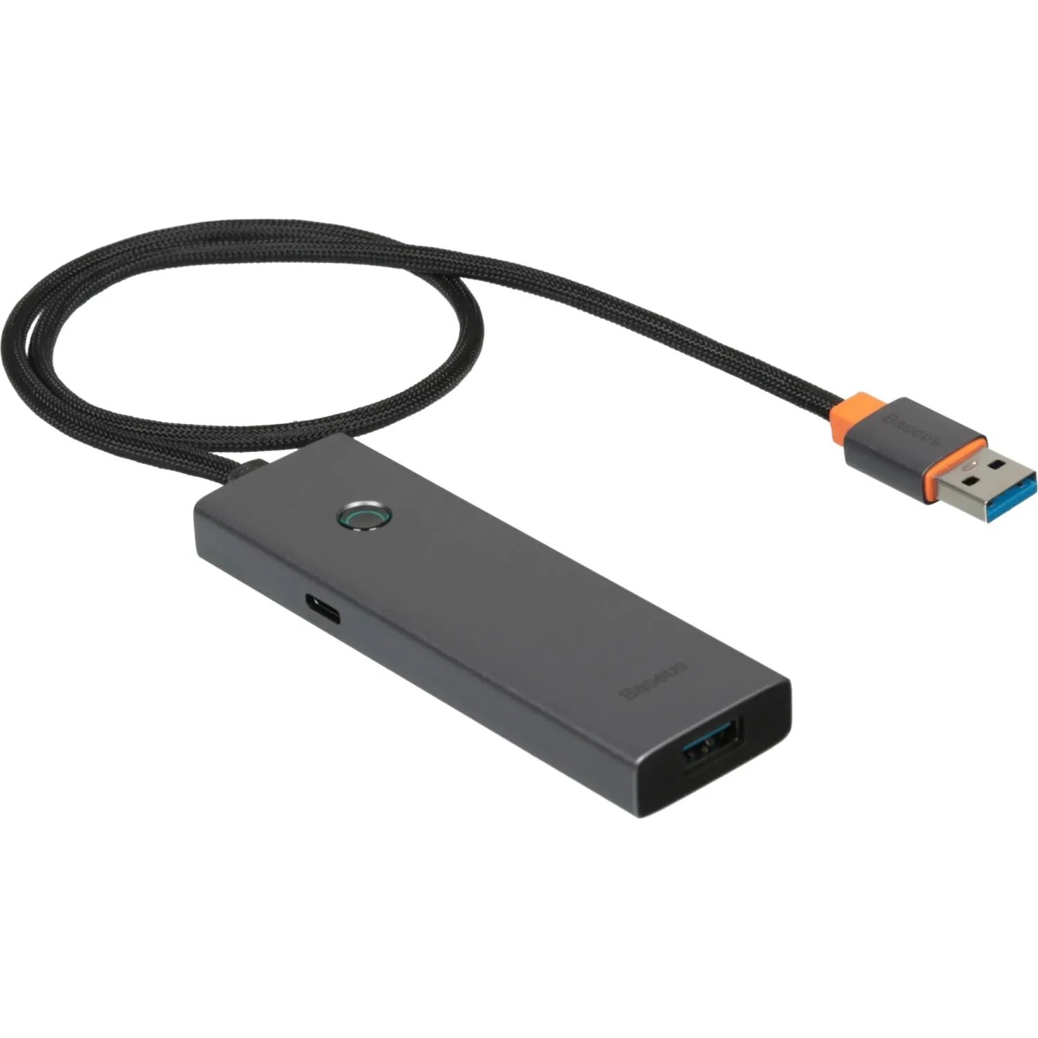 Разветвитель USB Baseus UltraJoy 4-Port Sp.Grey USBA-3.0+C B0005280B811-04
