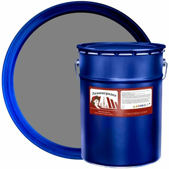 Эмаль универсальная Ленинградка ПФ-115, 25 кг, серая