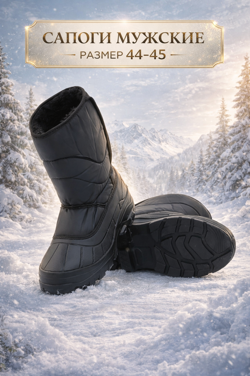 Сапоги Утеплённые сапоги