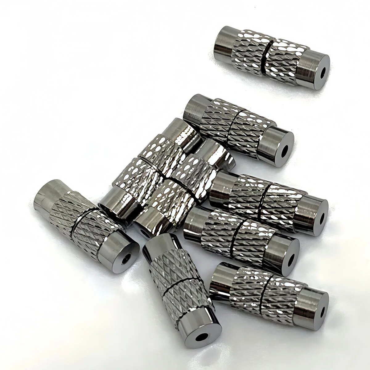 Винтовые застежки для ювелирных изделий Rhodium
