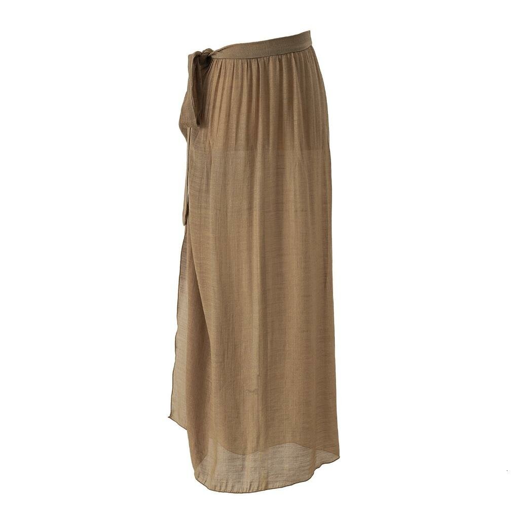 Пляжная прозрачная юбка-бандо для бикини, Не совсем белый