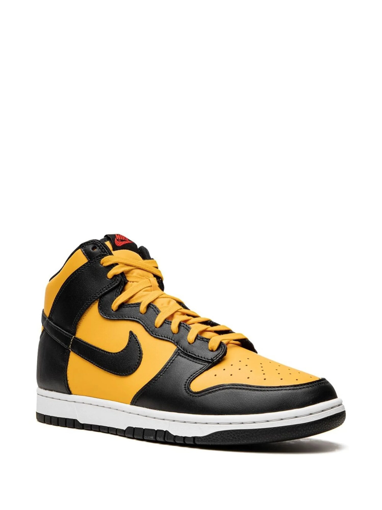 Кроссовки NIKE Dunk High Retro, размер 11.5 US, желтый — фото 1