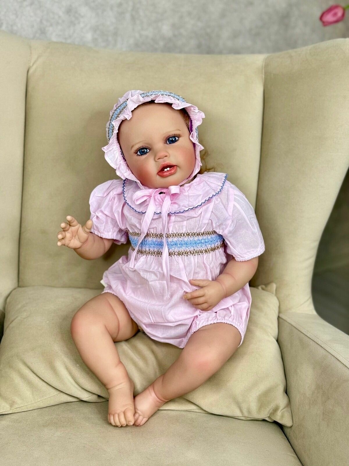 Кукла Реборн мягконабивная 60см (FA-964)