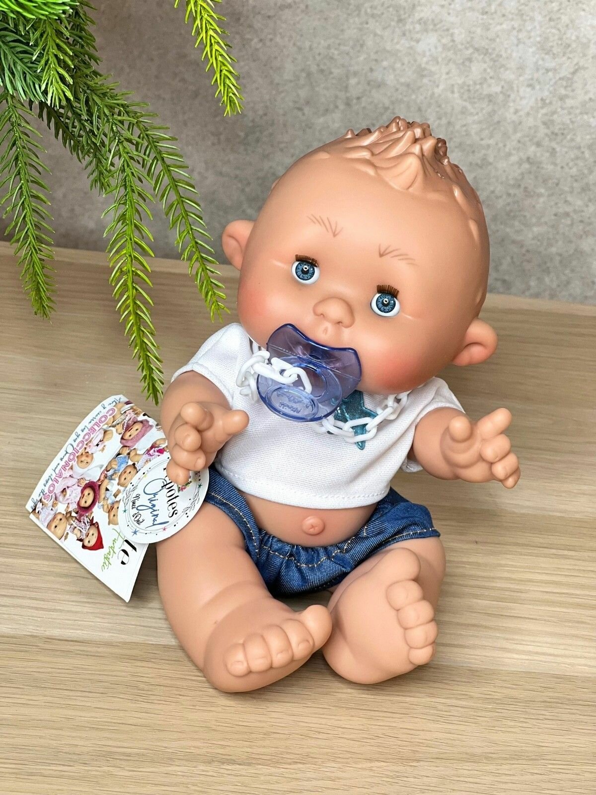 Кука Пупс Nines 26 см PEPOTE с закрывающими глазками